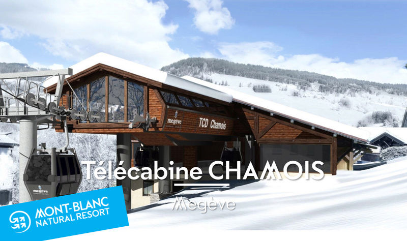 Rénovation de la télécabine débrayable 6 places (TCD6) du Chamois - Megeve Rénovation de la télécabine débrayable 6 places (TCD6) du Chamois - Megeve