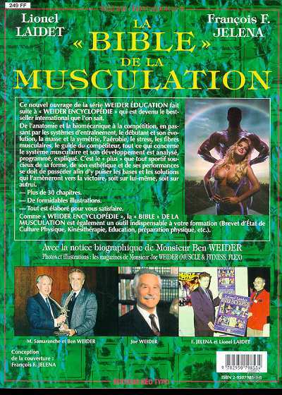 Livre : La bible de la musculation Livre : La bible de la musculation