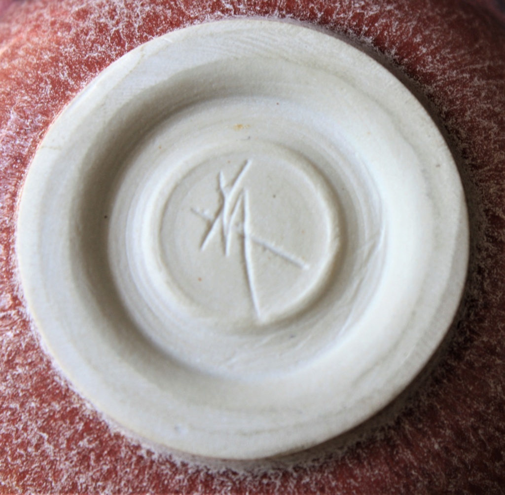 Can anyone help me identify this studio potter please Can anyone help me identify this studio potter please