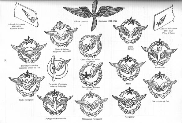 Les Insignes de l' Armée de l'Air Les Insignes de l' Armée de l'Air