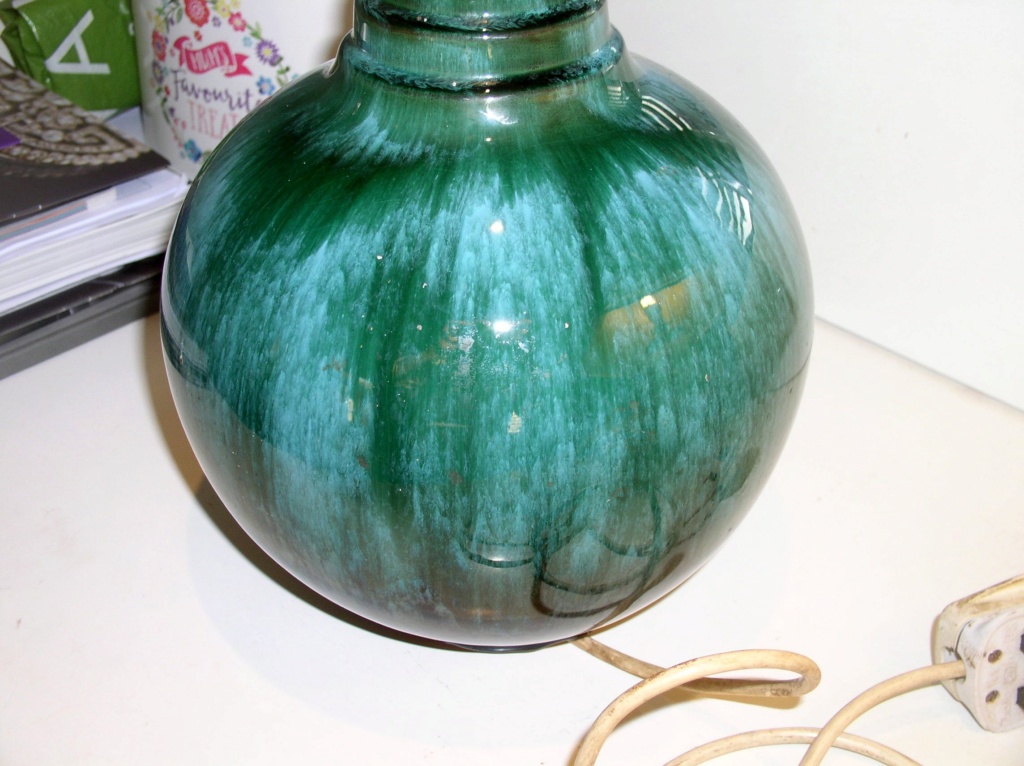 Large Mid-Century? Studio Pottery Lamp Base... Large Mid-Century? Studio Pottery Lamp Base...