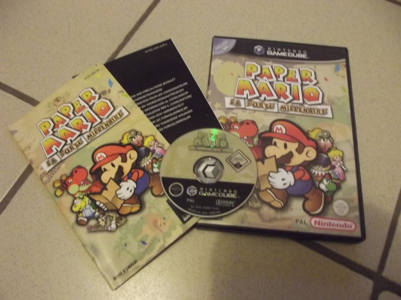 Mario Paper Game Cube Nintendo