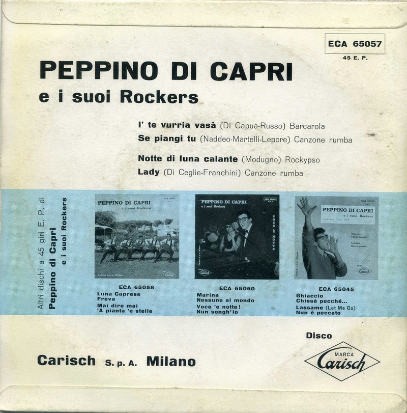 PEPPINO DI CAPRI - DISCOGRAFIA (Cover - Video - Testi) - Pagina 3 PEPPINO DI CAPRI - DISCOGRAFIA (Cover - Video - Testi) - Pagina 3