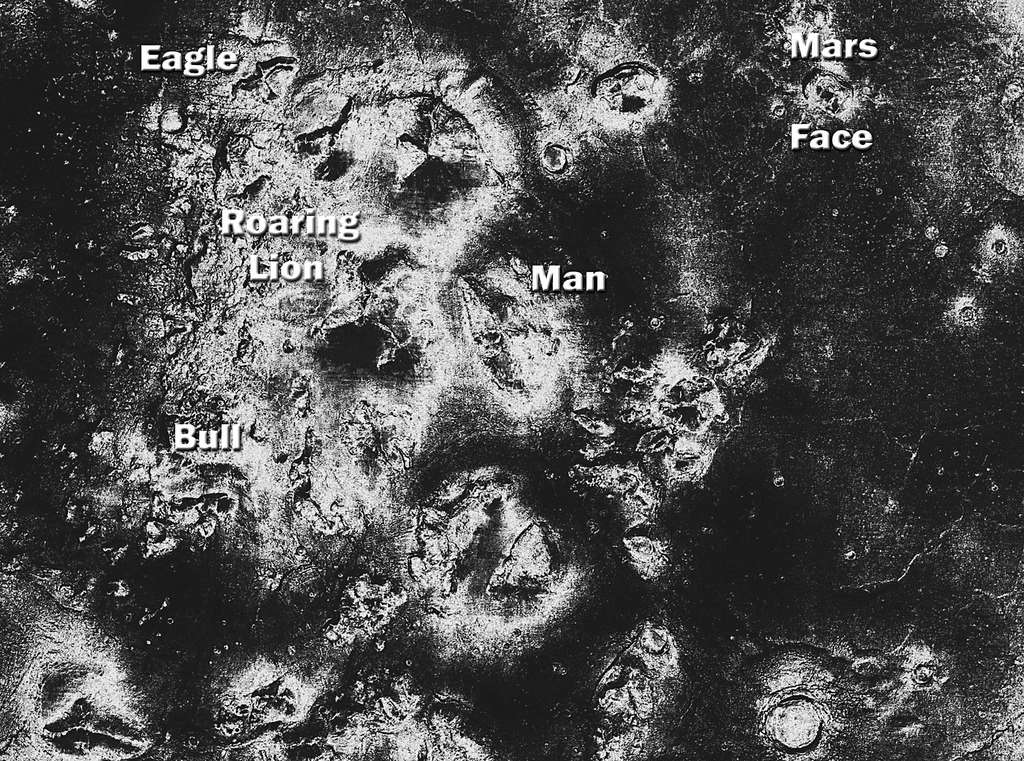 2006 ESA Cydonia Mars Large Scale for Detail