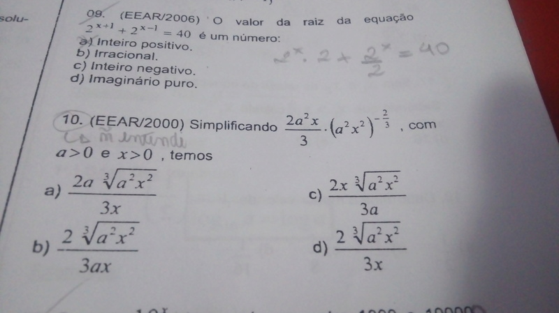 Equação Exponencial