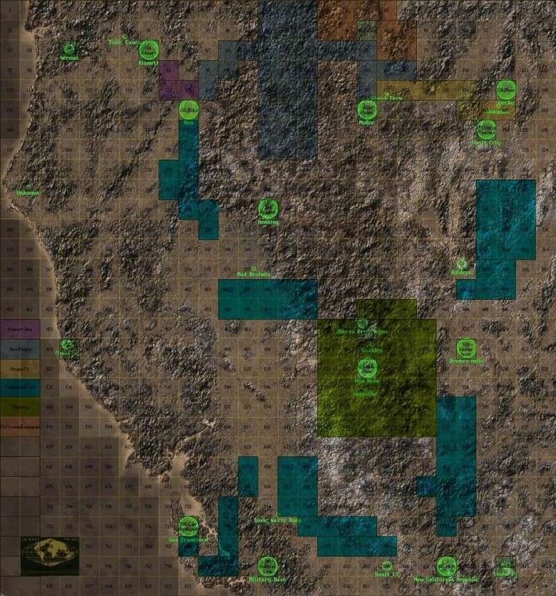 Fallout map Fallout map