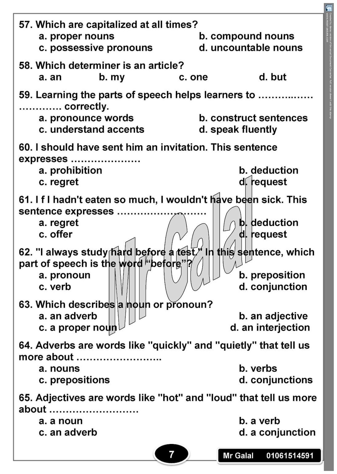 مراجعة وتوقعات The Best والجمهورية امتحان لغة انجليزية ثانوية عامة 2024