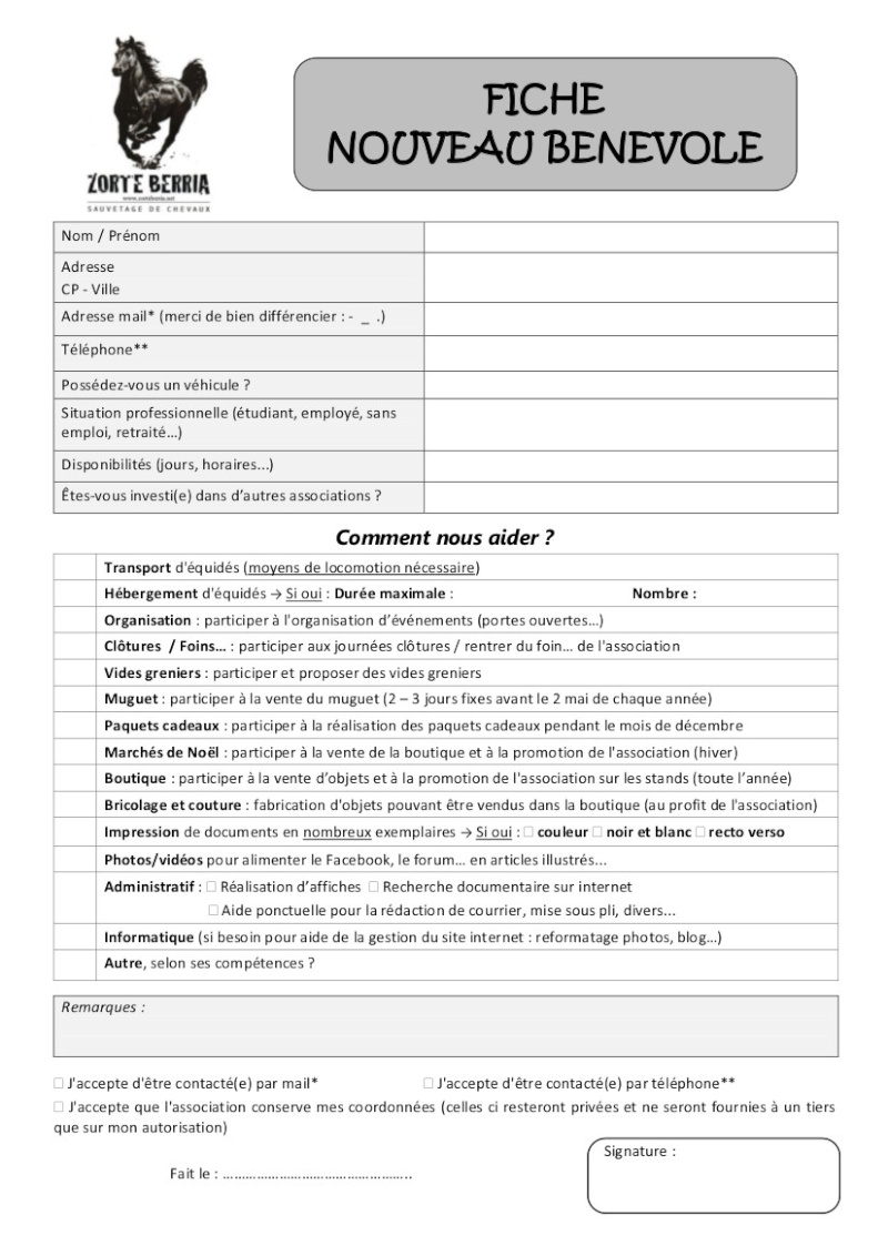 Devenez Bénévole à l'Association Devenez Bénévole à l'Association