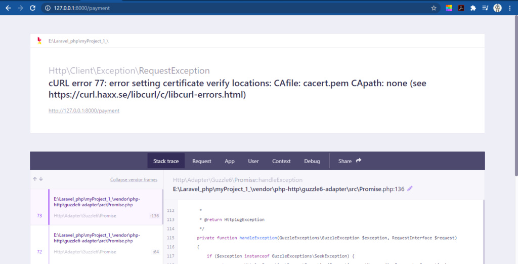 Curl Error 77 Error Setting Certificate Verify Locations Cafile Cacert Pem Capath None